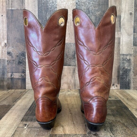 Tony Lama | Shoes | Tony Lama 642 Vintage Gold Label Buckaroo Tall ...